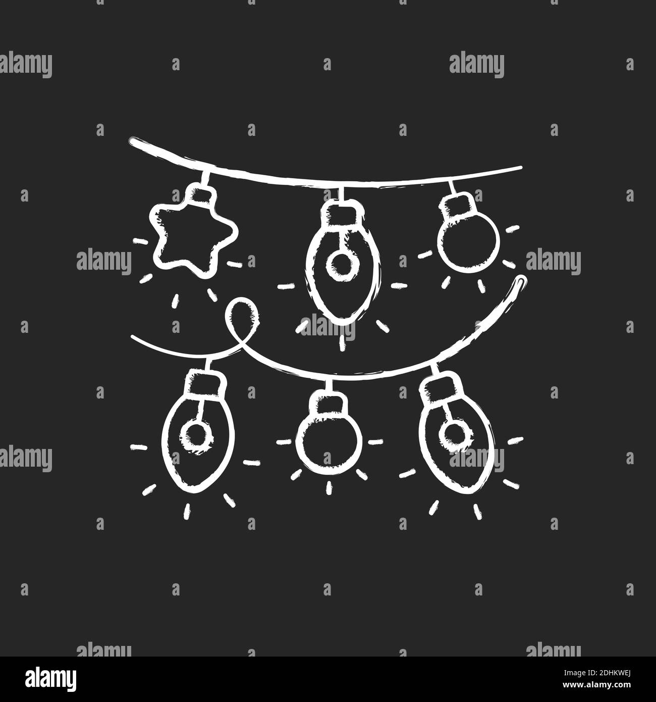 Blackboard background outline colorful Black and White Stock Photos ...