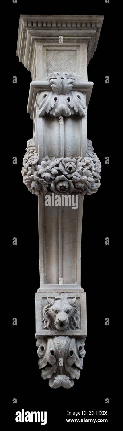 Elements of architectural decorations of buildings, a beam, a bracket ...