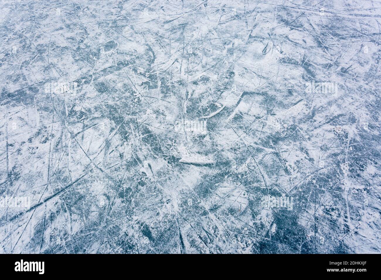 Ice rink surface for background Stock Photo - Alamy