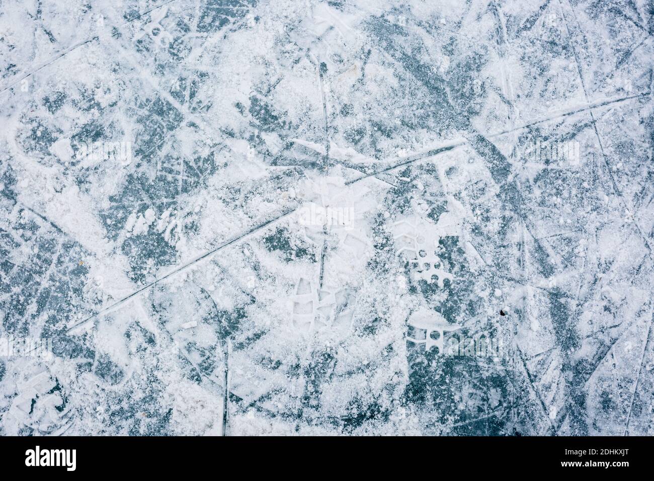 Ice rink surface for background Stock Photo - Alamy