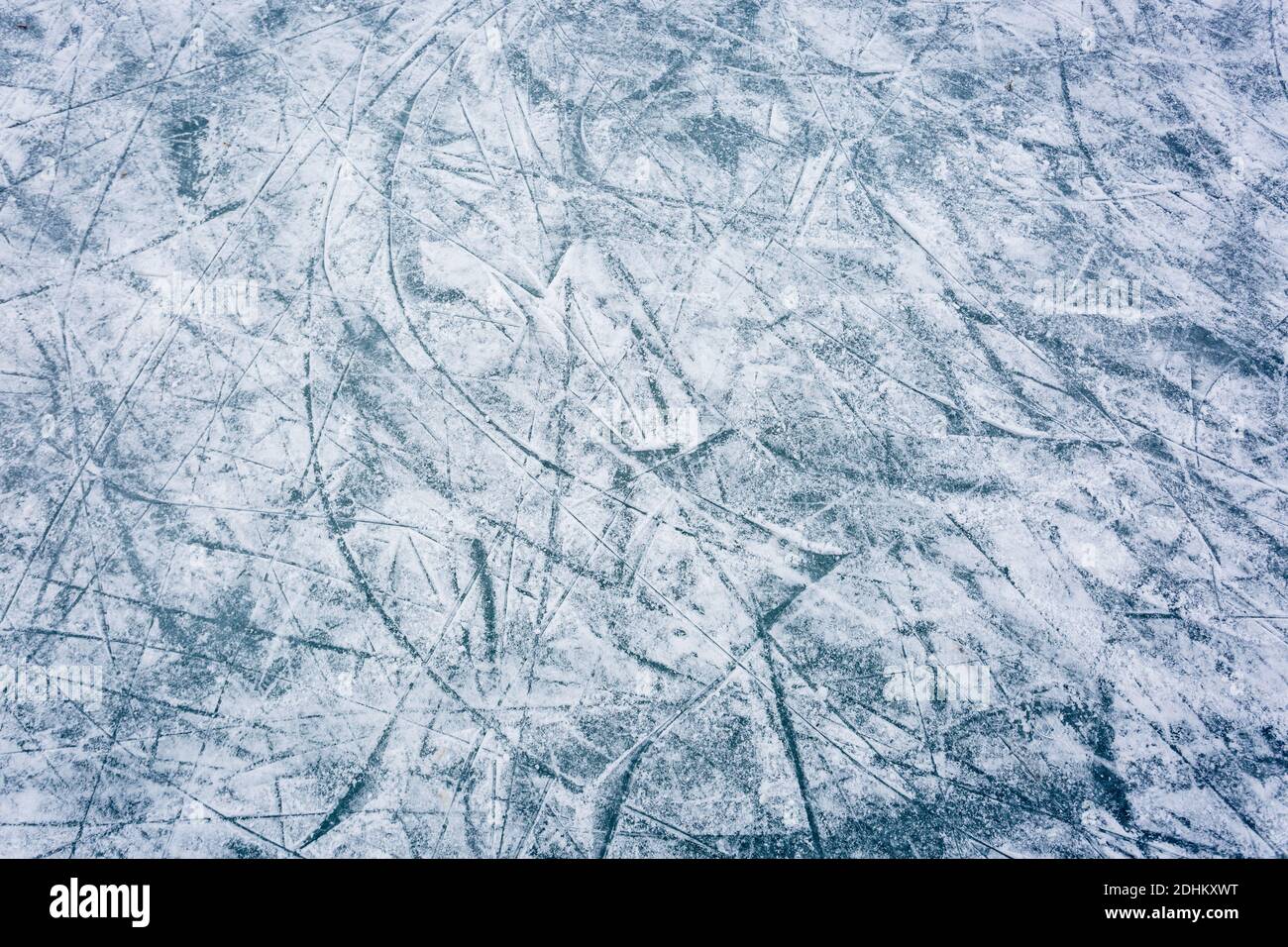 Ice rink surface for background Stock Photo - Alamy