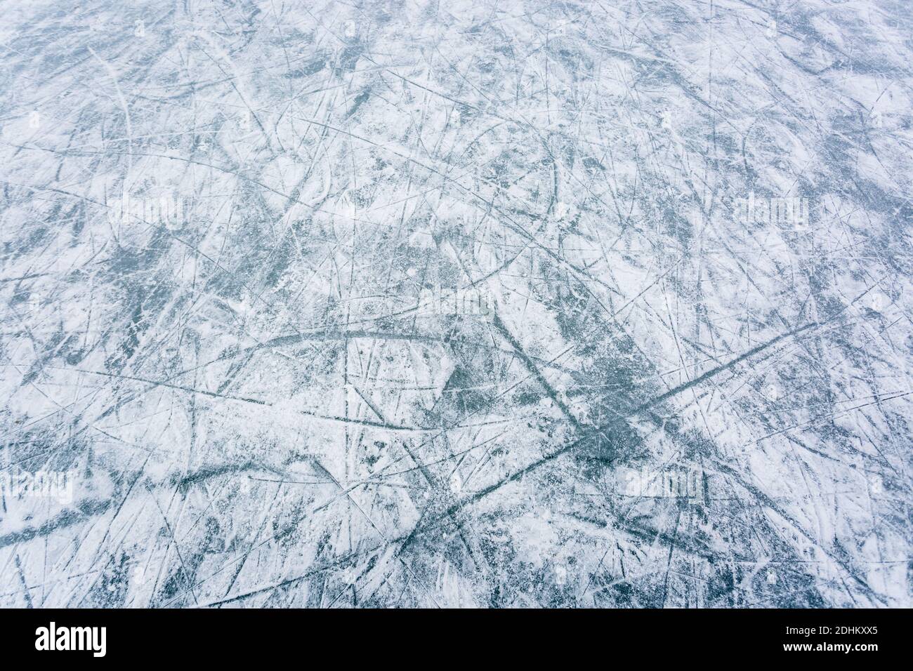 Ice rink surface for background Stock Photo - Alamy