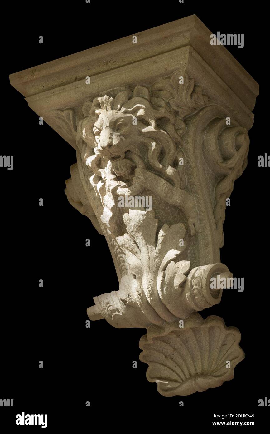 Elements of architectural decorations of buildings, a beam, a bracket ...