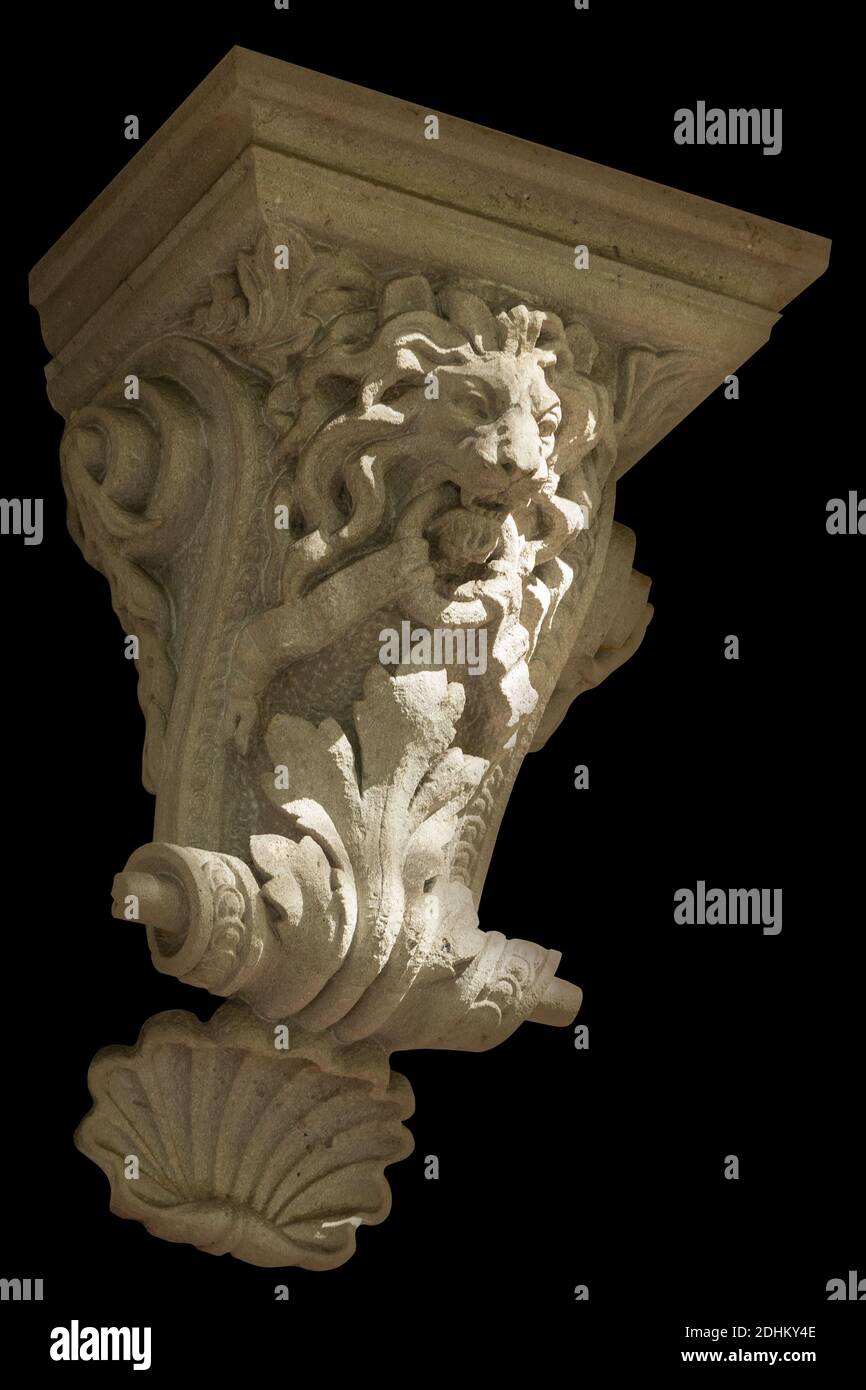 Elements of architectural decorations of buildings, a beam, a bracket ...