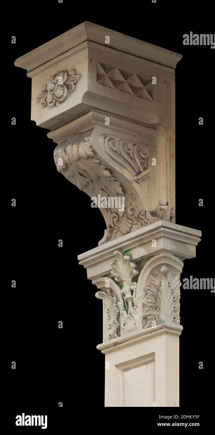 Elements of architectural decorations of buildings, a beam, a bracket ...