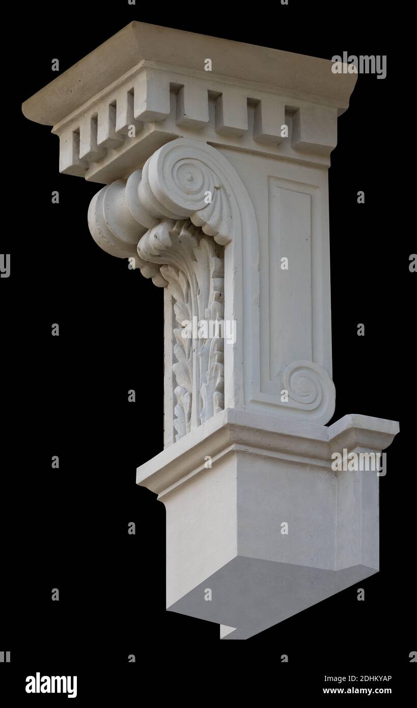 Elements of architectural decorations of buildings, a beam, a bracket ...