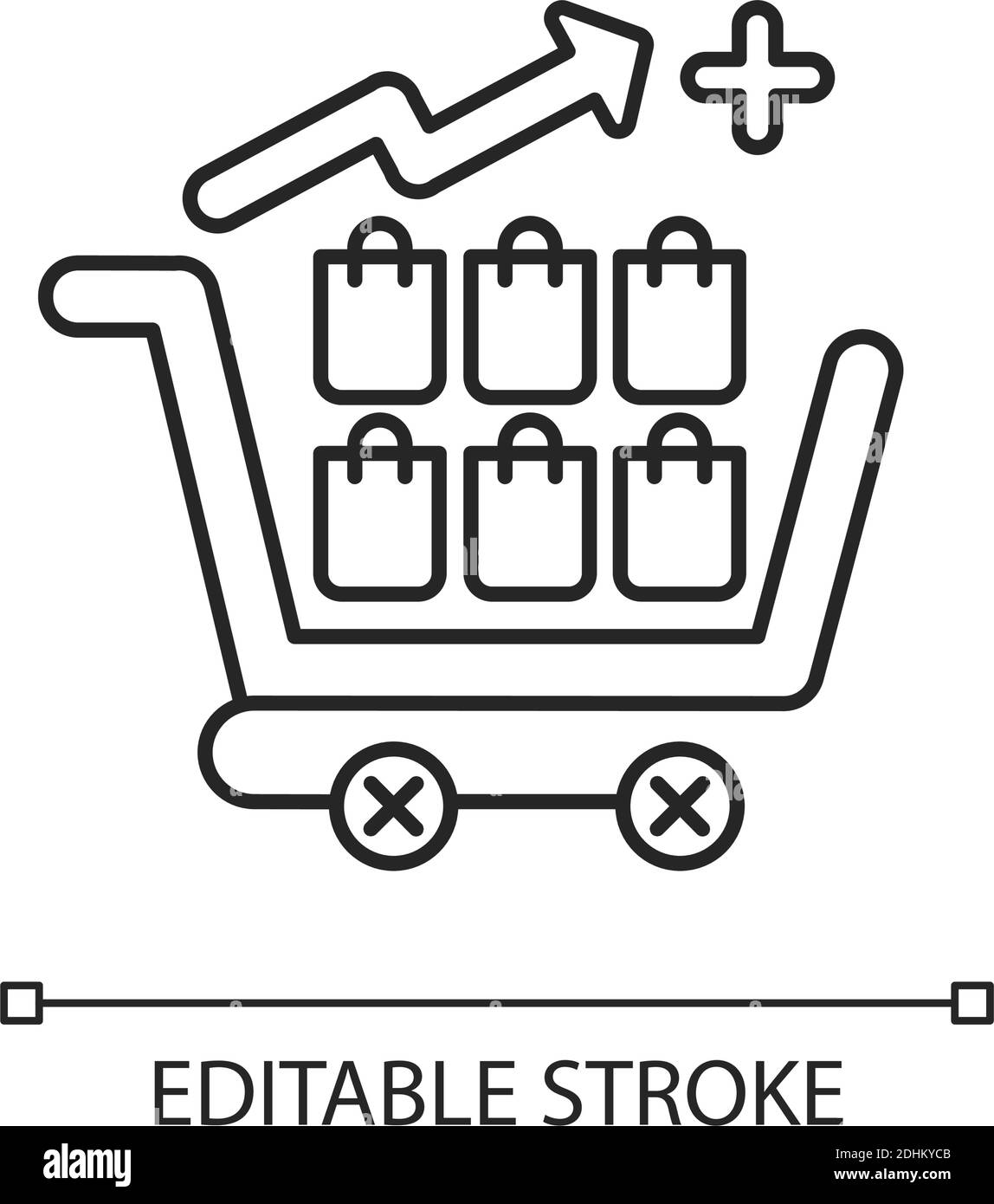 Overconsumption linear icon Stock Vector Image & Art - Alamy