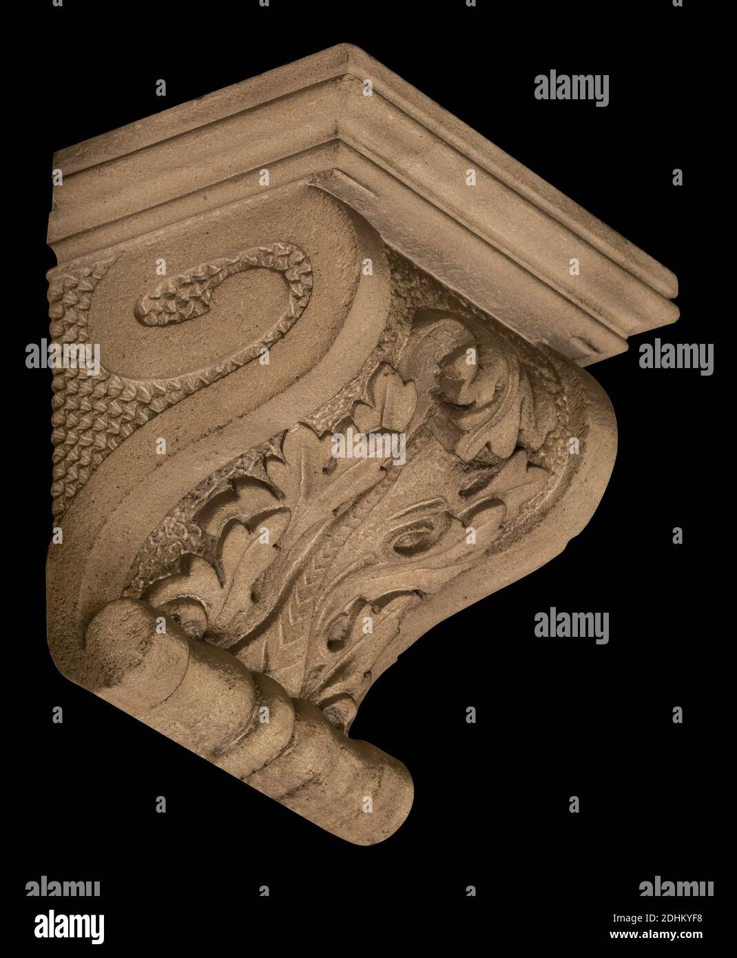 Elements of architectural decorations of buildings, a beam, a bracket ...