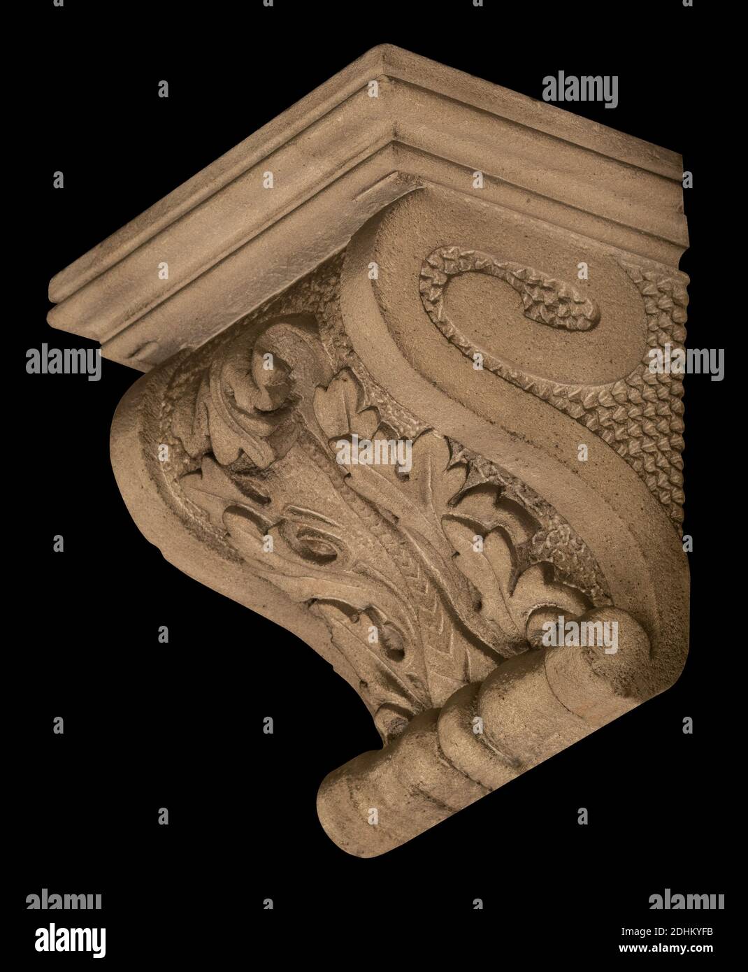 Elements of architectural decorations of buildings, a beam, a bracket ...