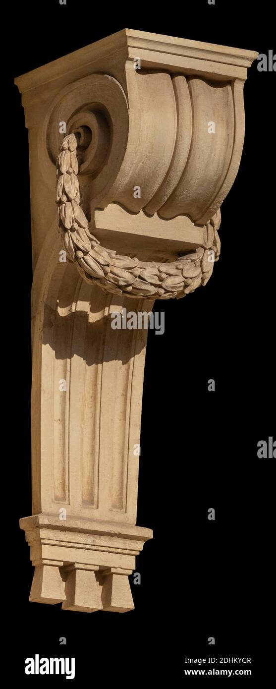 Elements of architectural decorations of buildings, a beam, a bracket ...