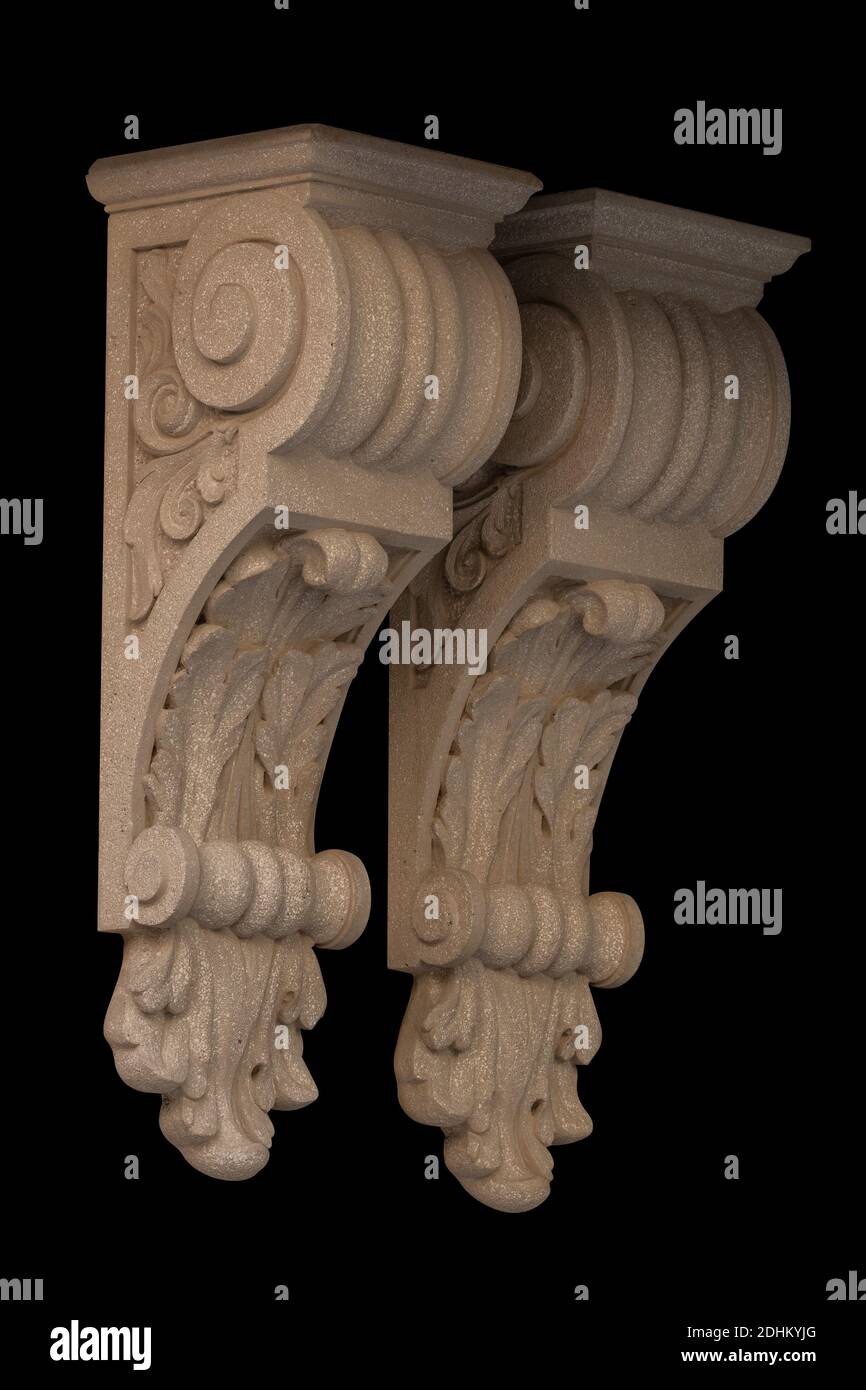 Elements of architectural decorations of buildings, a beam, a bracket ...