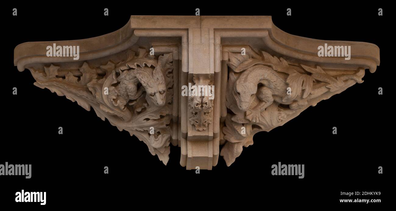 Elements of architectural decorations of buildings, a beam, a bracket ...