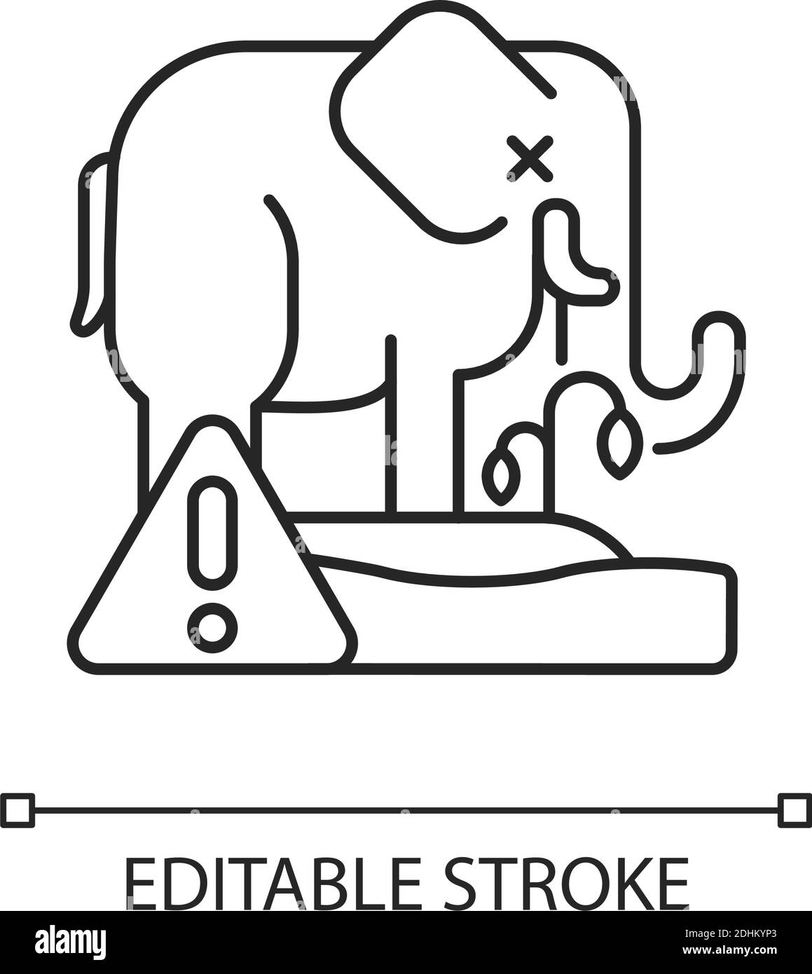 Biosphere extinction linear icon Stock Vector Image & Art - Alamy