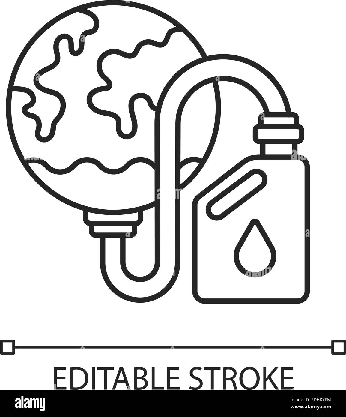 Biological resources depletion linear icon Stock Vector Image & Art - Alamy
