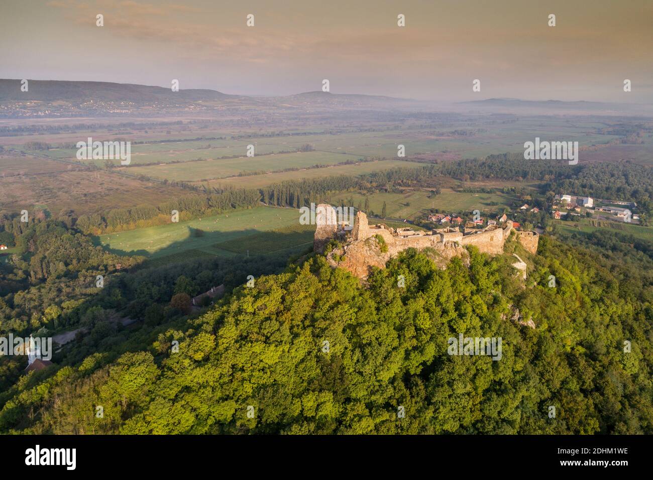 Beautiful fortress of Szigliget, Hungary Stock Photo - Alamy