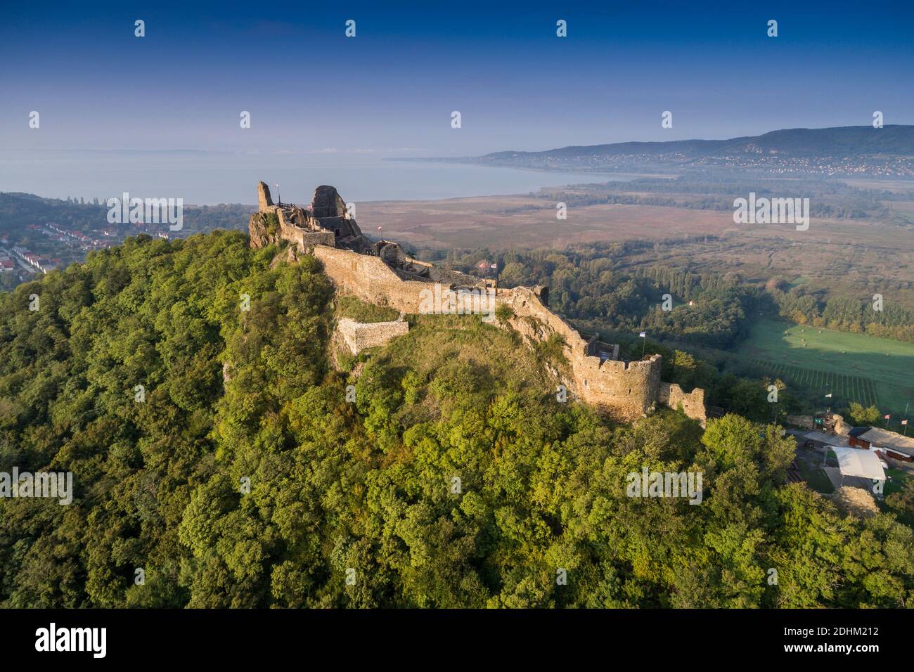 Beautiful fortress of Szigliget, Hungary Stock Photo - Alamy