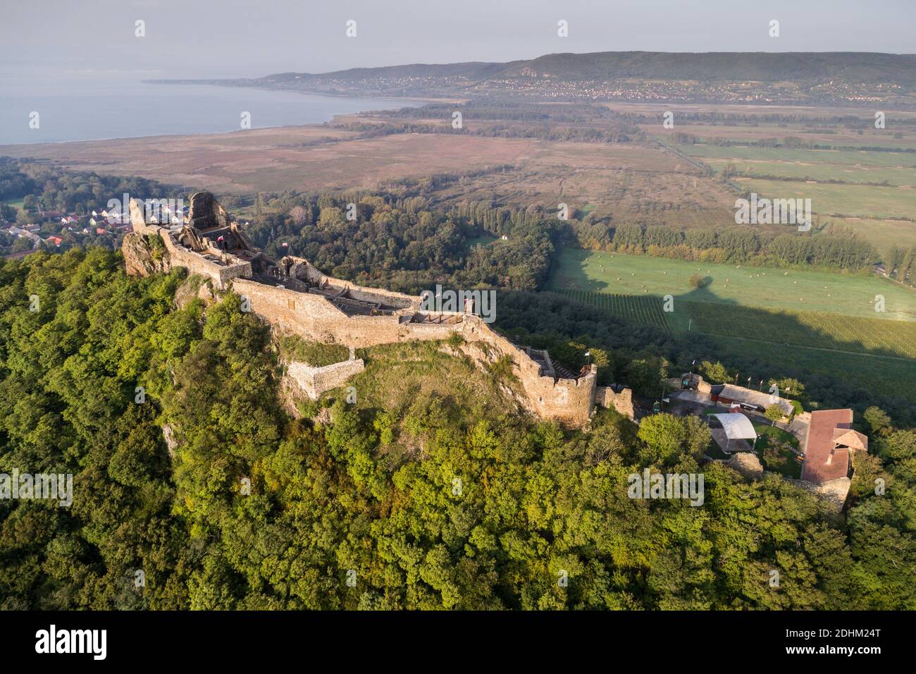 Beautiful fortress of Szigliget, Hungary Stock Photo - Alamy