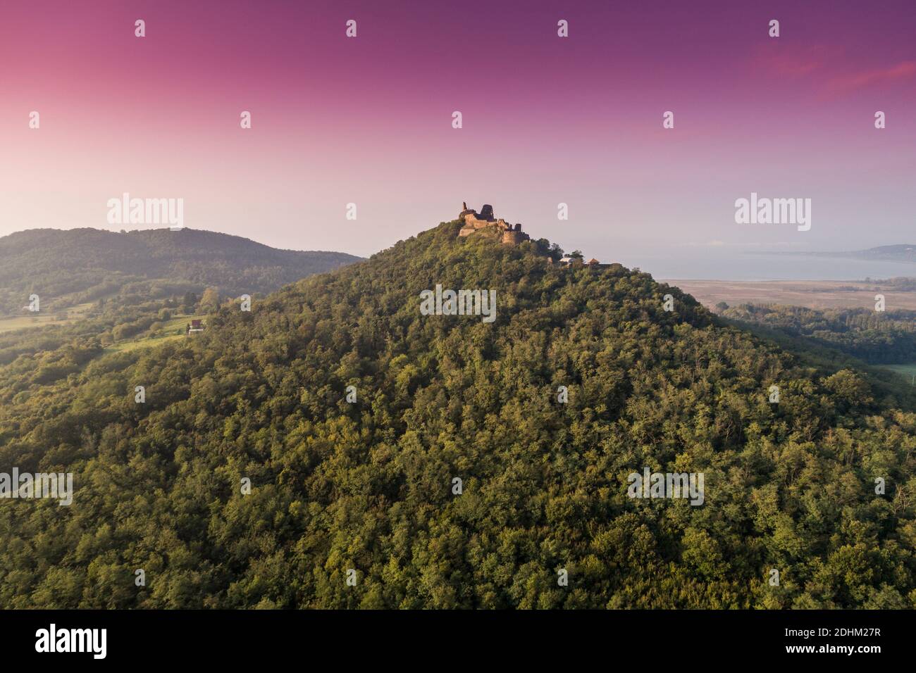 Beautiful fortress of Szigliget, Hungary Stock Photo - Alamy