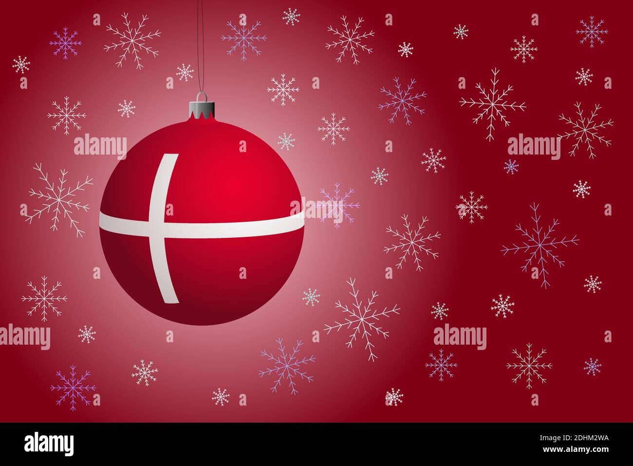 Denmark christmas decoration Stock Vector Images - Alamy