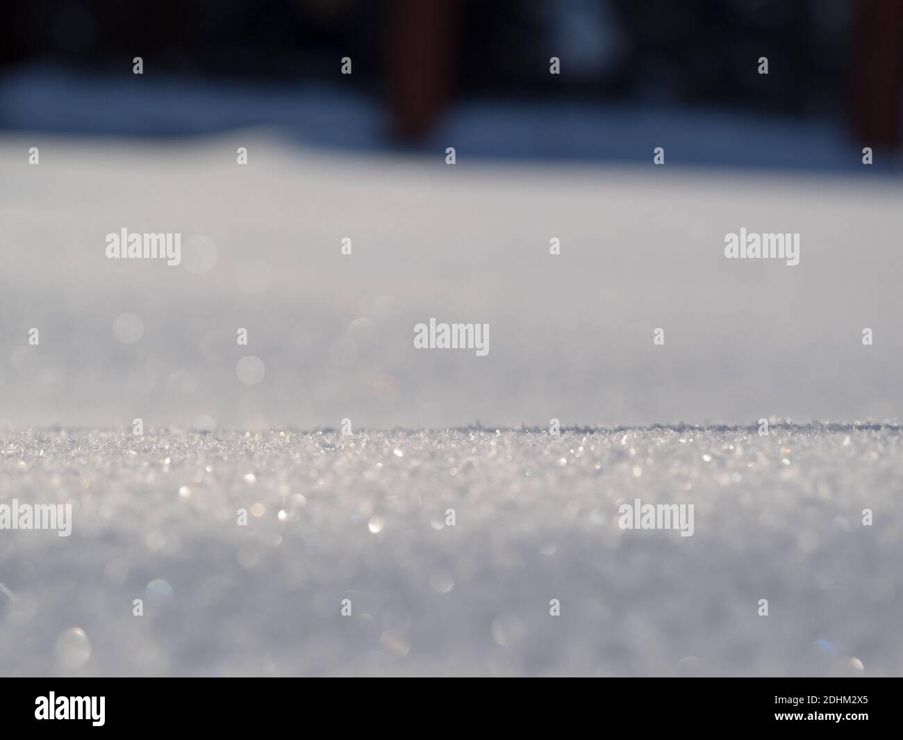 Snow lane. The surface of frozen snow. Texture Stock Photo - Alamy
