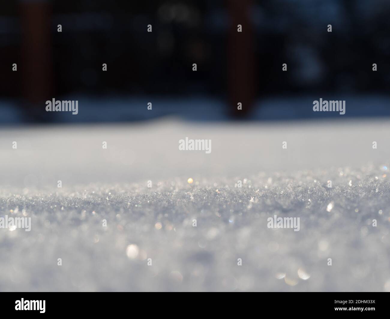 Snow lane. The surface of frozen snow. Texture Stock Photo - Alamy