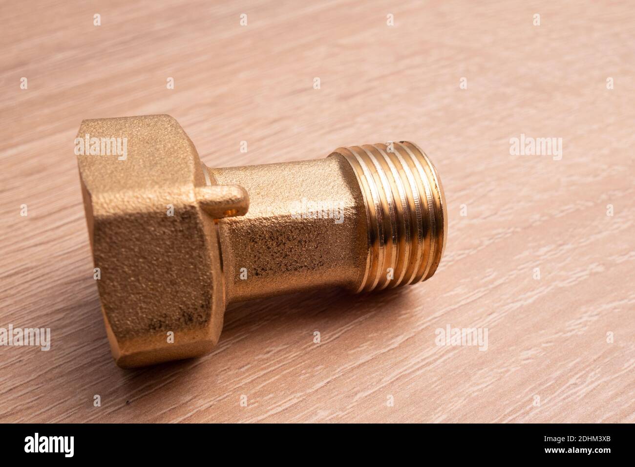 Domestic water supply brass fittings kit. 1/2 union, nuts and rubber ...