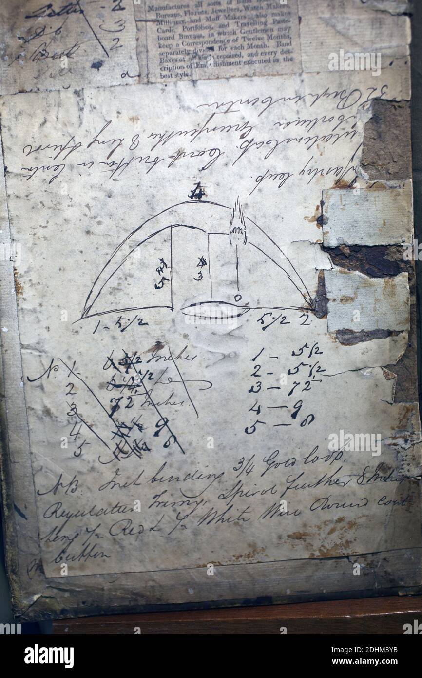 Lock & Co Hatters, The original design for Admiral Nelson's bicorn hat ...