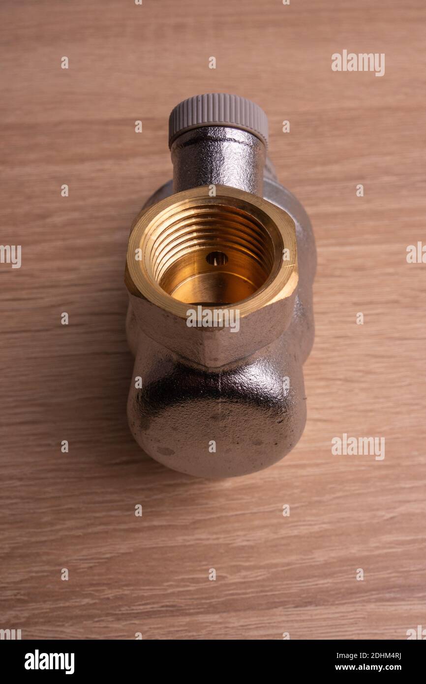 White coated bronze pressure relief valve for domestic water supply ...