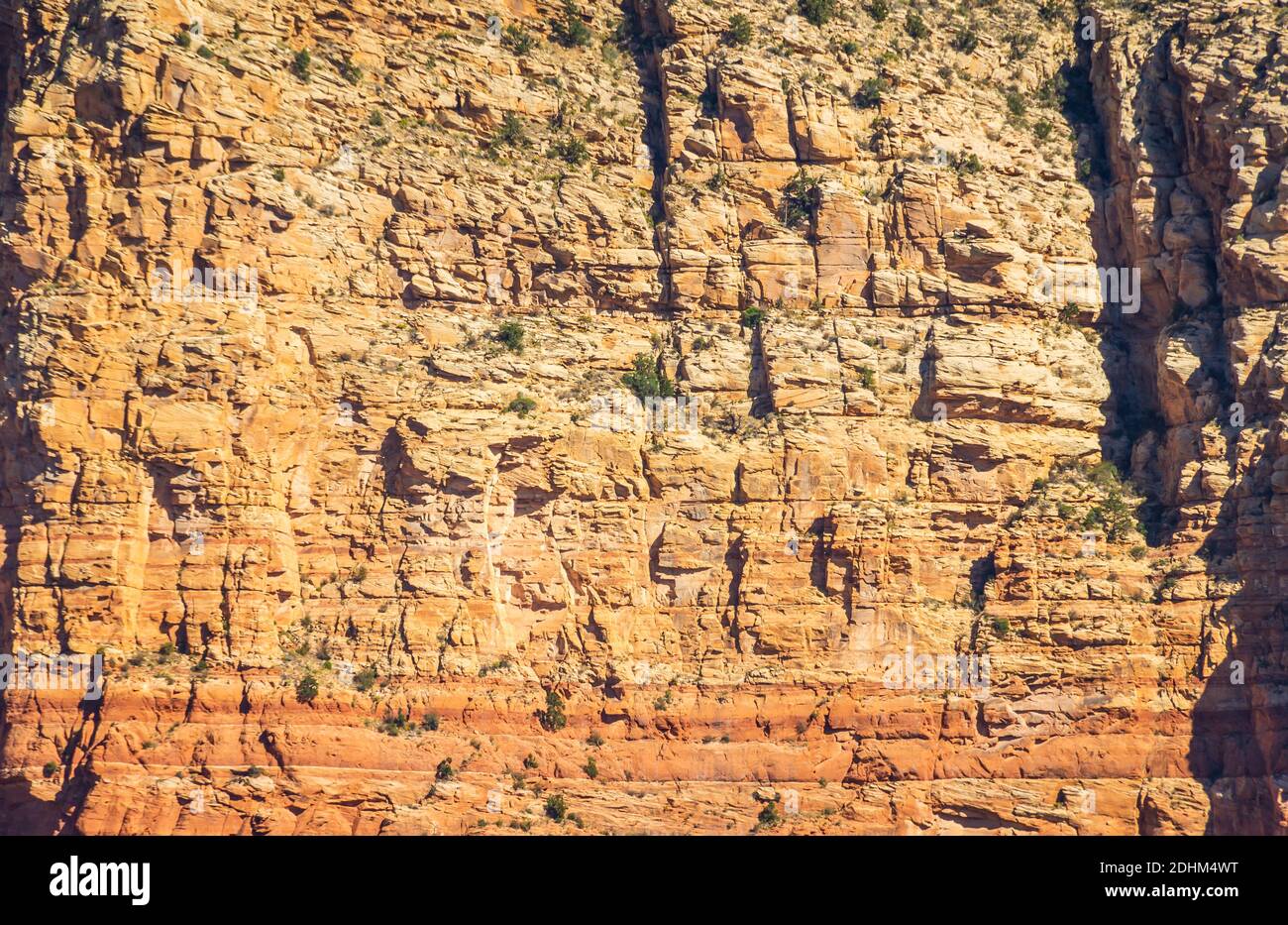 Red rock cliff face backgrounds from Sedona Arizona Stock Photo - Alamy