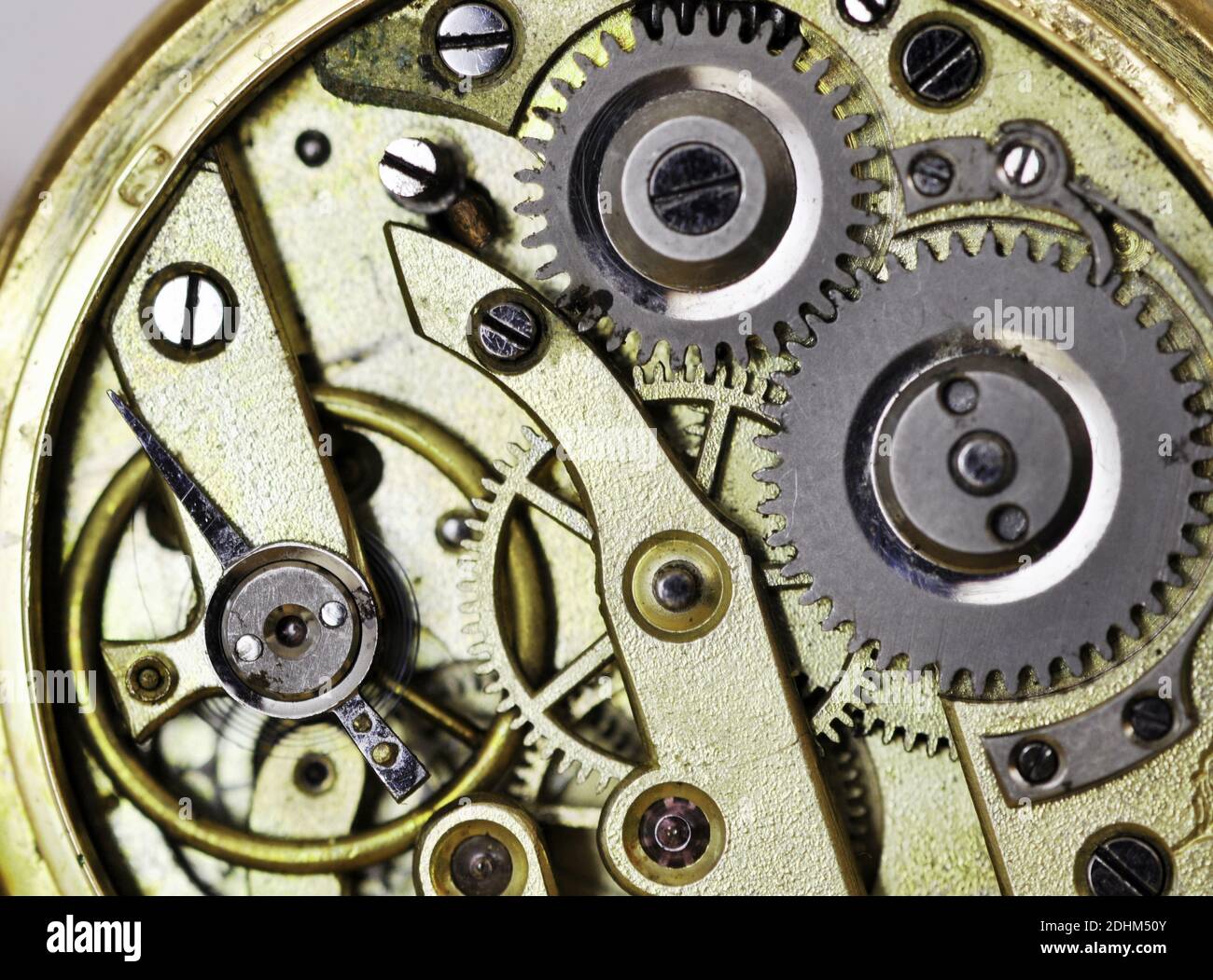 Inner workings of a watch Stock Photo - Alamy