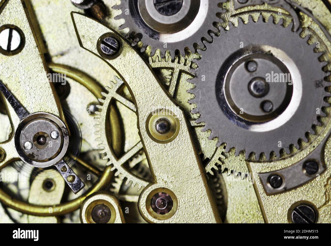 Inner workings of a watch Stock Photo - Alamy