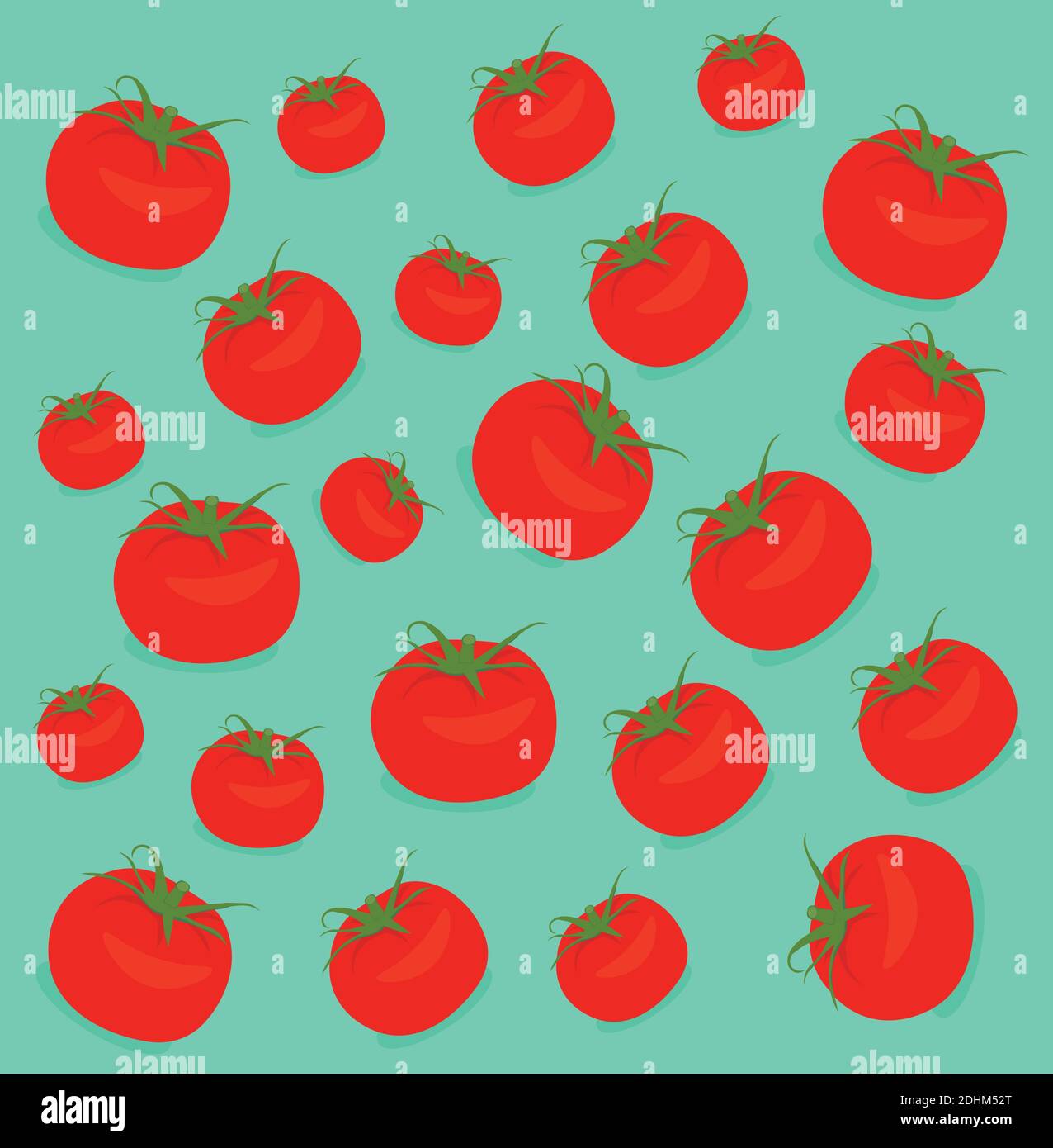 Tomatoes on clean background Stock Vector Images - Alamy