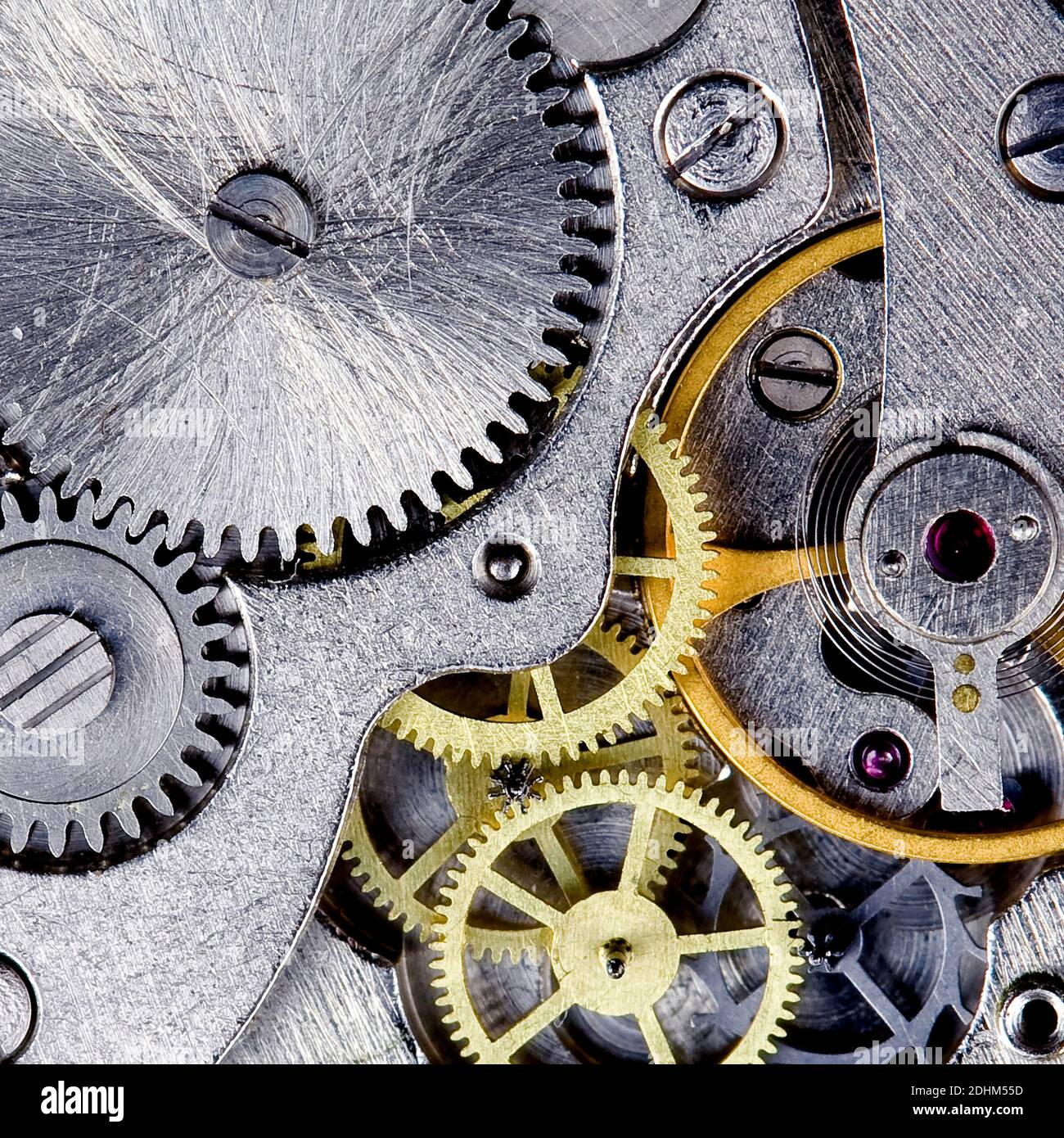 Inner workings of a clock hi-res stock photography and images - Alamy