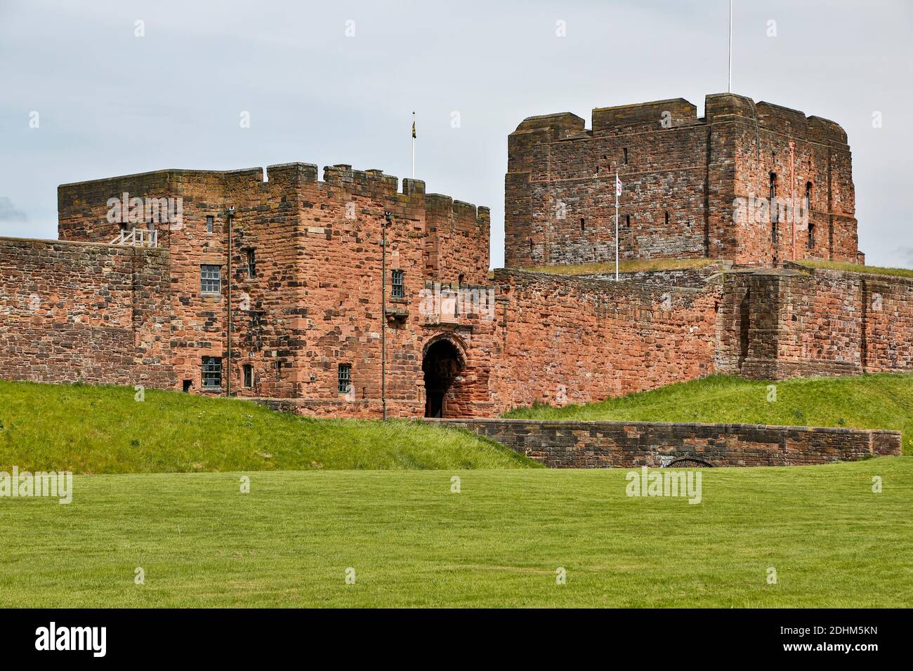 Carlisle Castle, Carlisle, Cumbria, England, United Kingdom Stock Photo ...