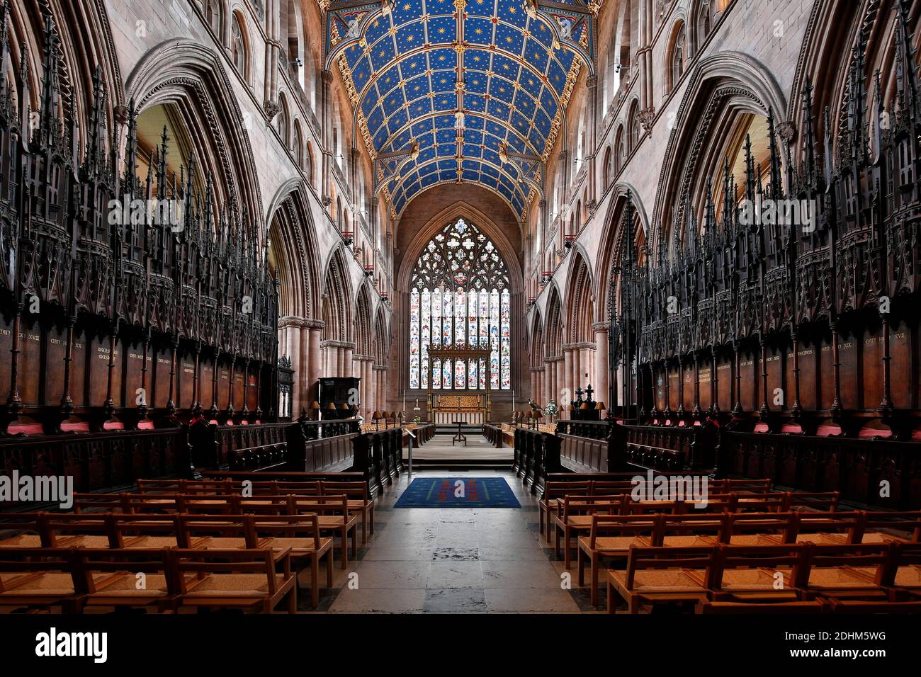 Main Nave (High Altar and East Window in background), Carlisle ...