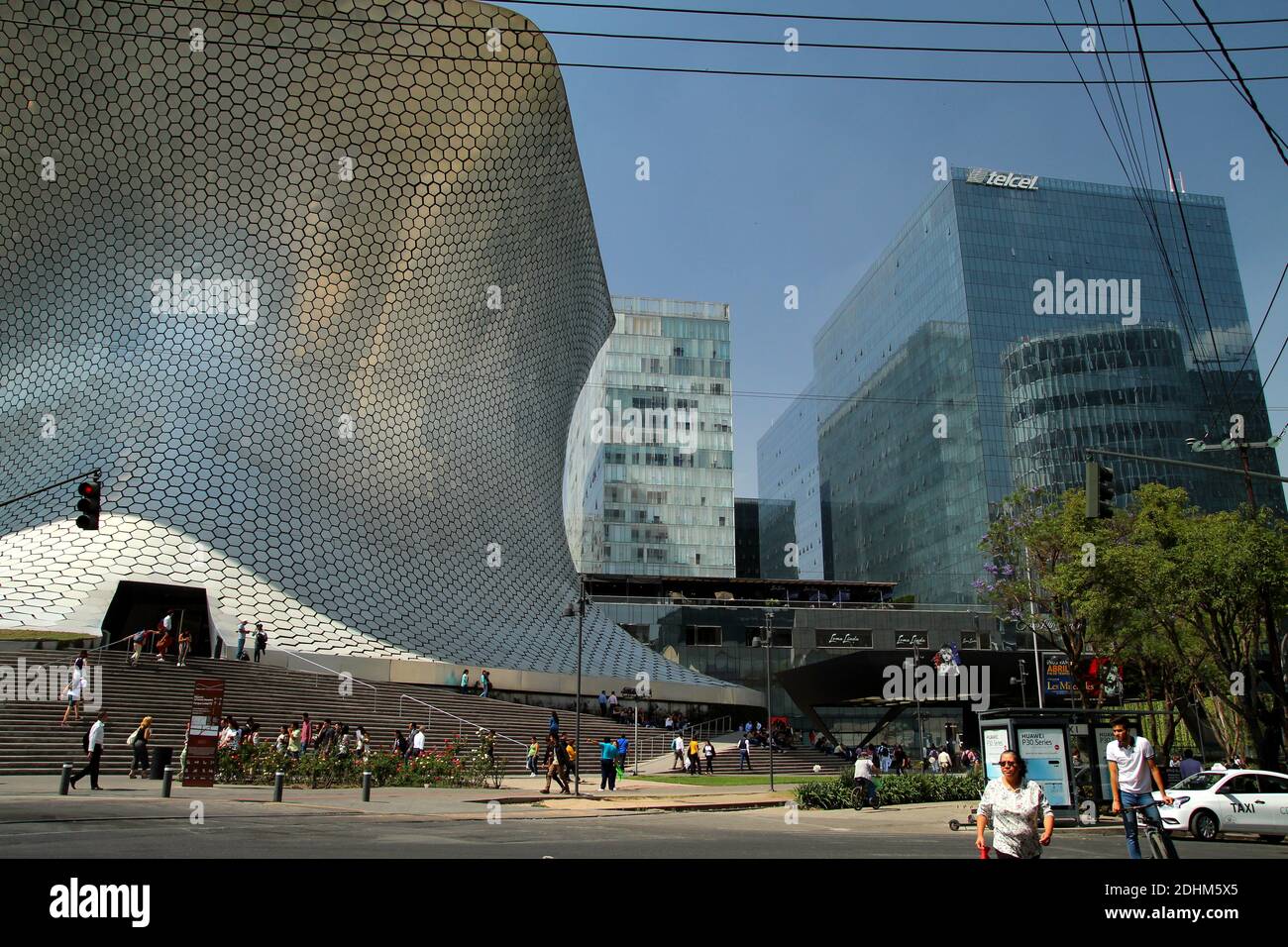 Modern architecture in Polanco, Mexico city Stock Photo - Alamy