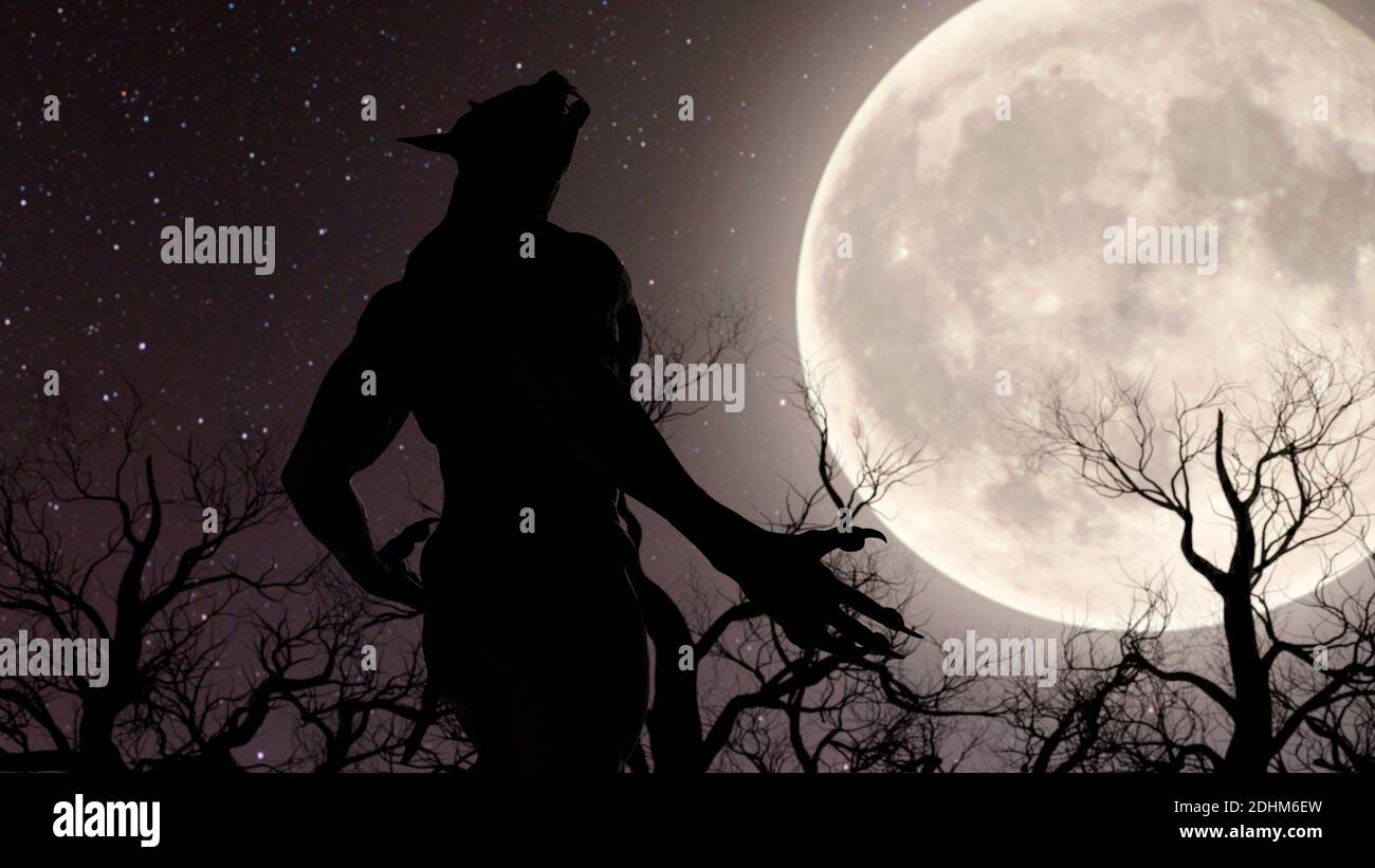 Full Moon Werewolf Transformation