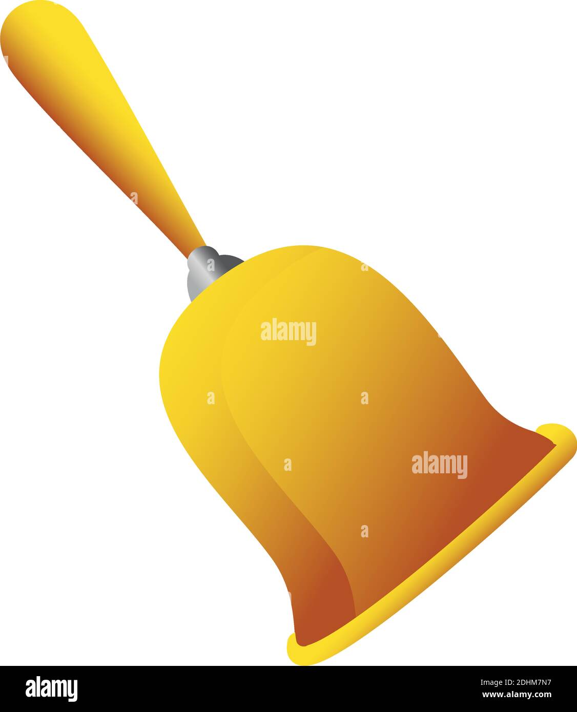 bell percussion musical instrument vector illustration detailed icon ...