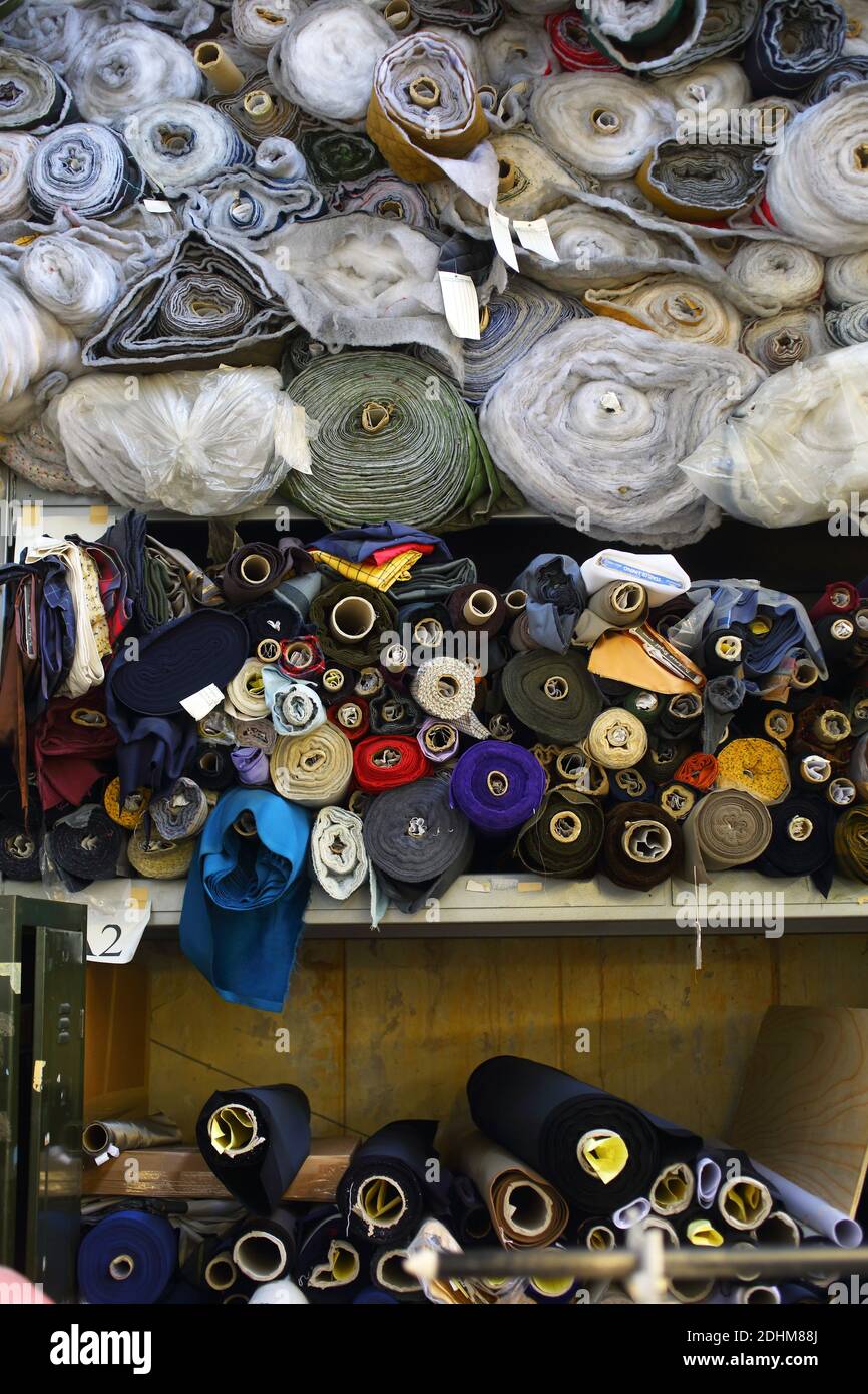 Stocks of a fabric are necessary for manufacture of a garment factory ...