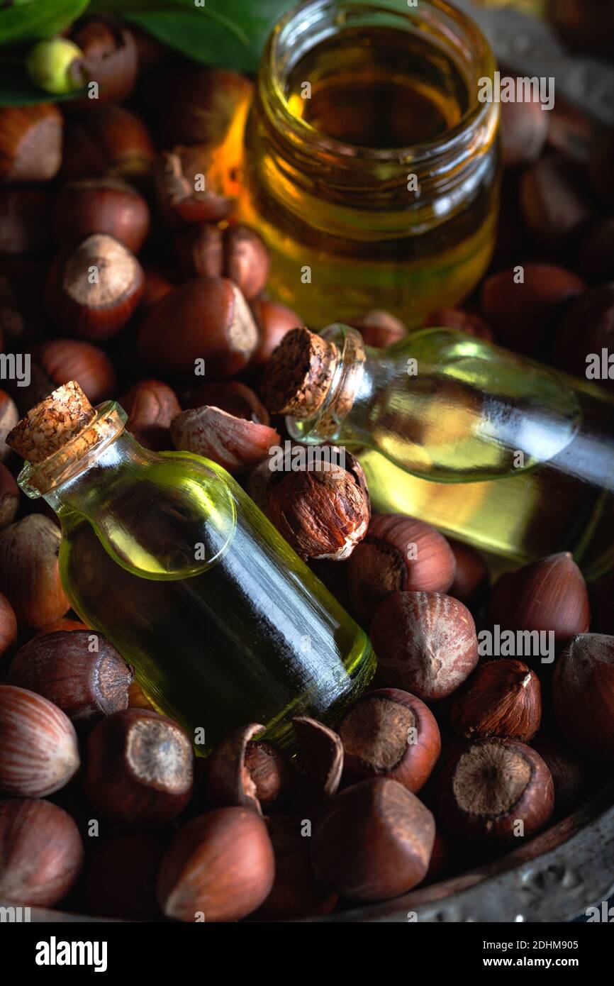 Oil and nuts hi-res stock photography and images - Alamy