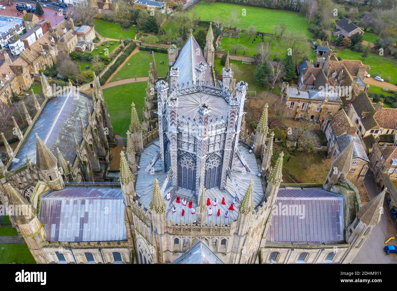 Picture dated December 9th shows the girls choir from Ely Cathedral in ...