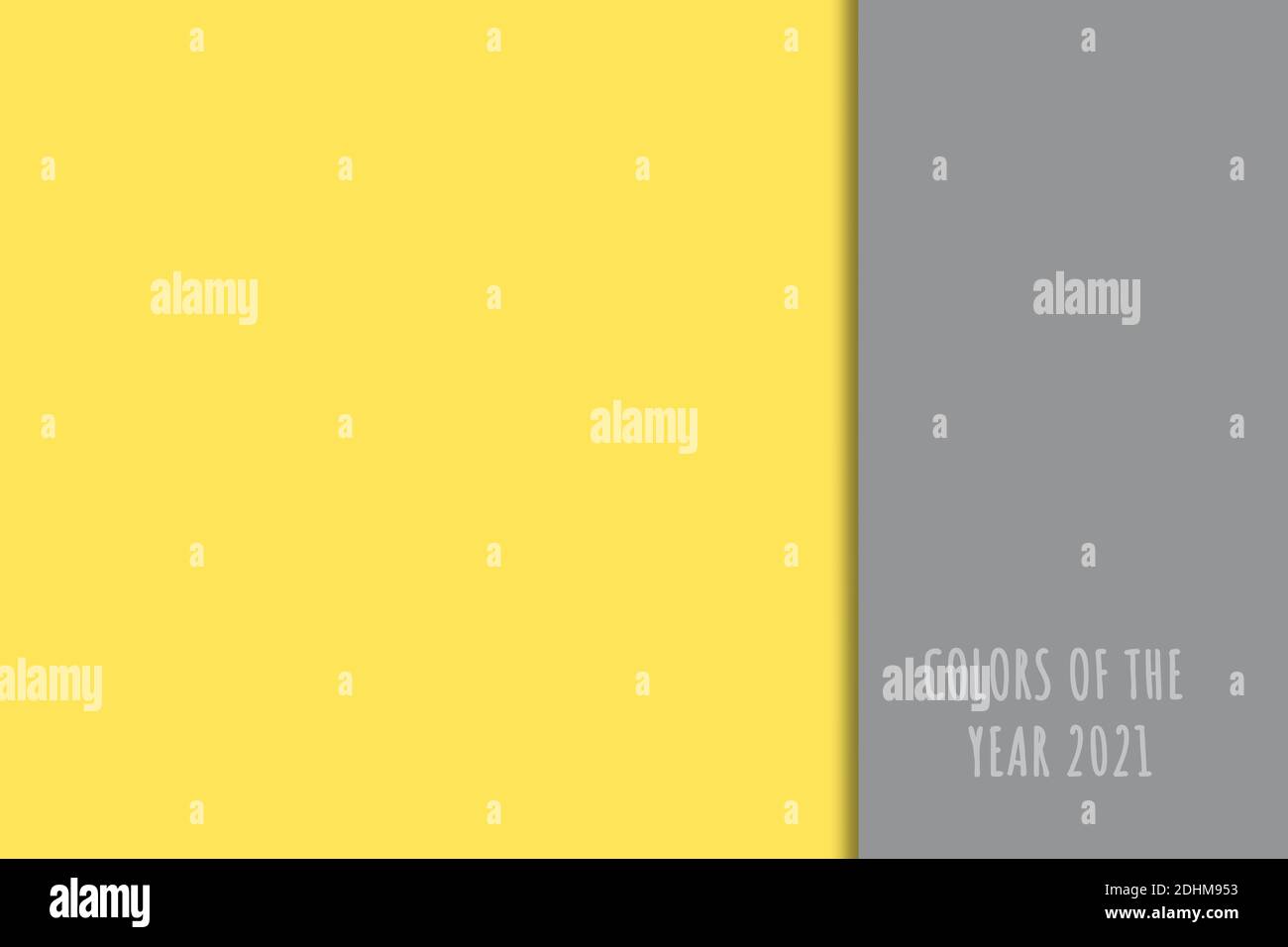 Yellow color of the year 2021 and gray background. High quality photo ...