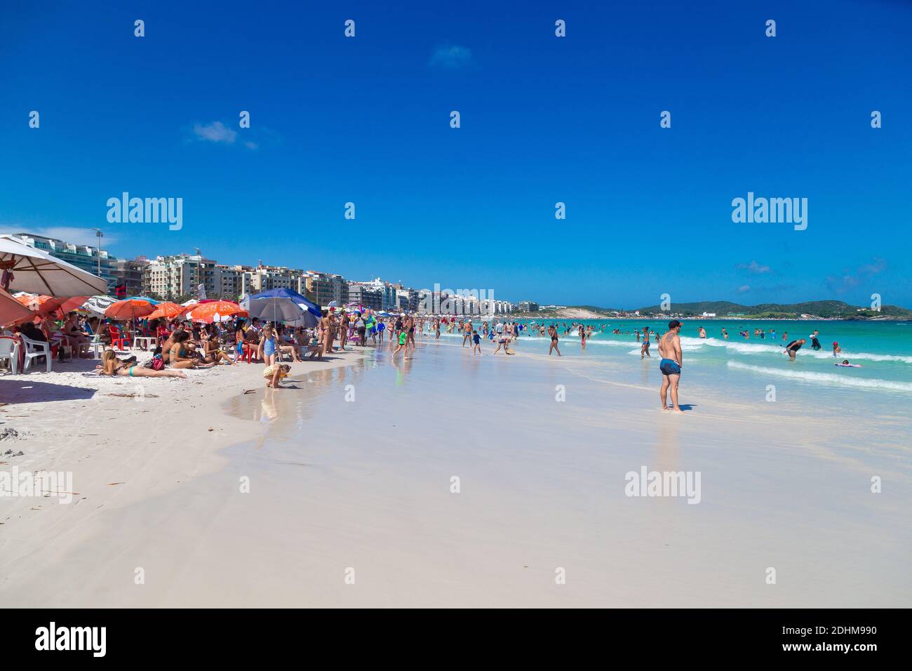 CABO FRIO, RIO DE JANEIRO, BRAZIL - DECEMBER 26, 2019: Panoramic view ...