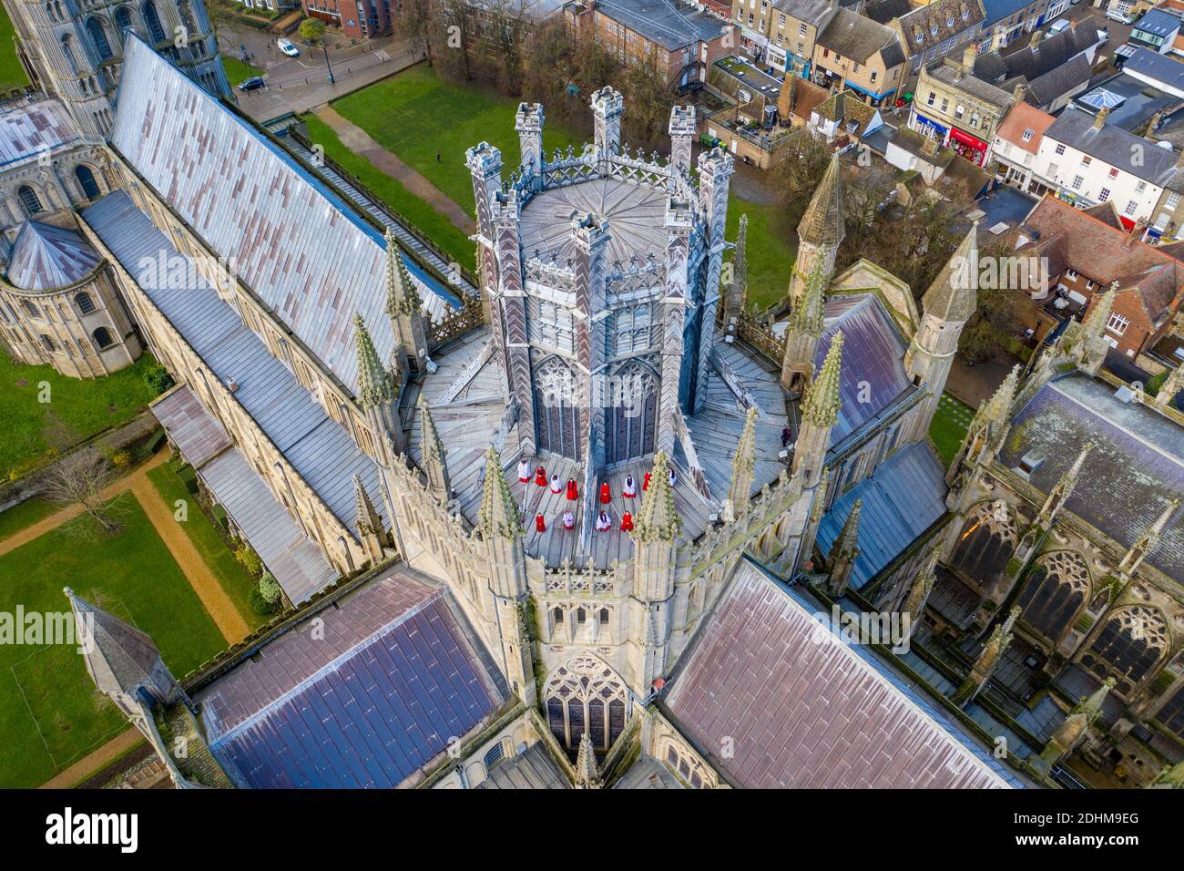 Picture dated December 9th shows the girls choir from Ely Cathedral in ...