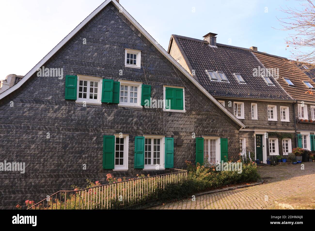 Impressionen aus der Historischen Altstadt von Gräfrath, einem ...