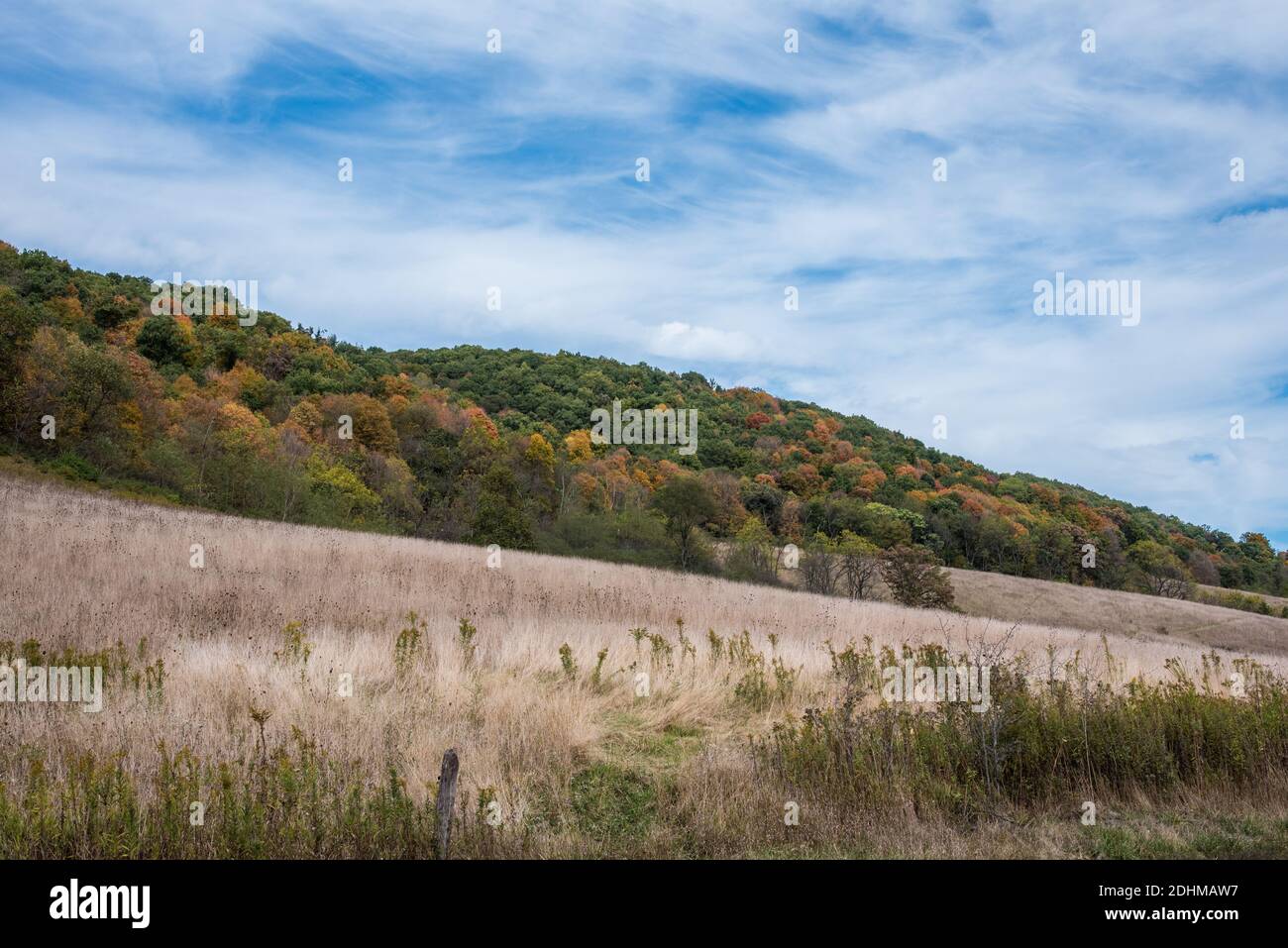 Beautiful sky on an early fall day in rural pennsylvania Stock Photo ...