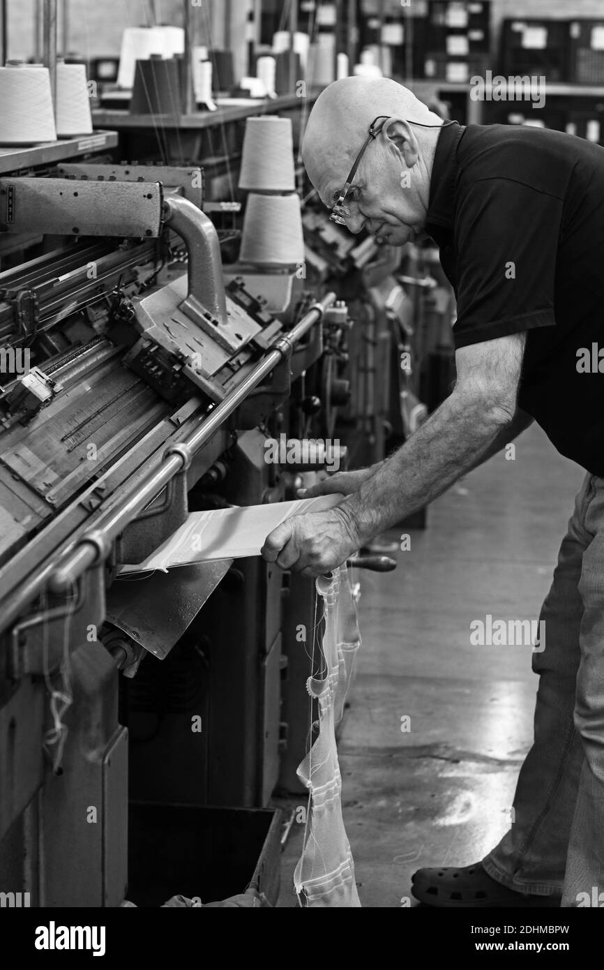 Stoll knitting machine hi-res stock photography and images - Alamy