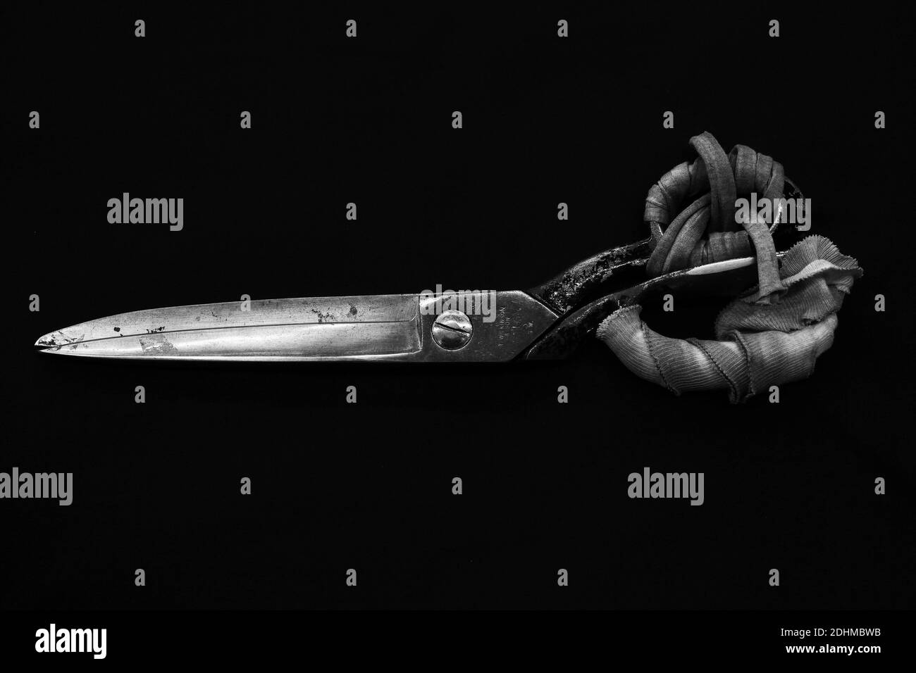 Traditional Tailors Shears Stock Photo - Alamy