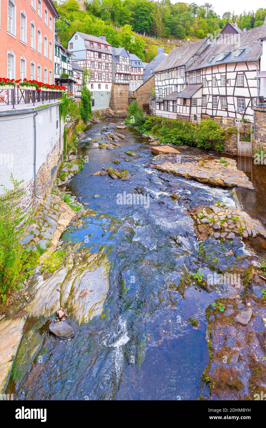 Best of the touristic village Monschau, located in the hills of the ...