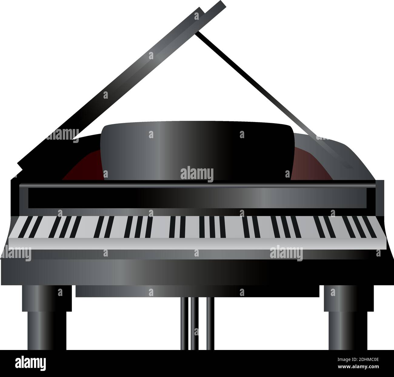 Music Keyboard Vector
